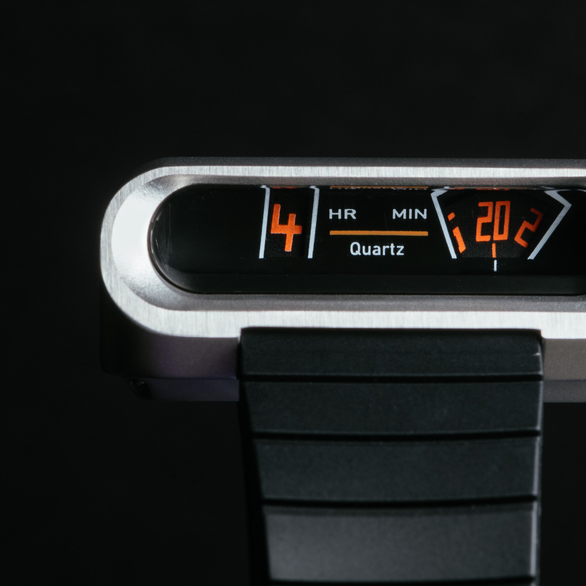 PCH Driver Jump Hour Brushed Silver Black | California Watch Co ...