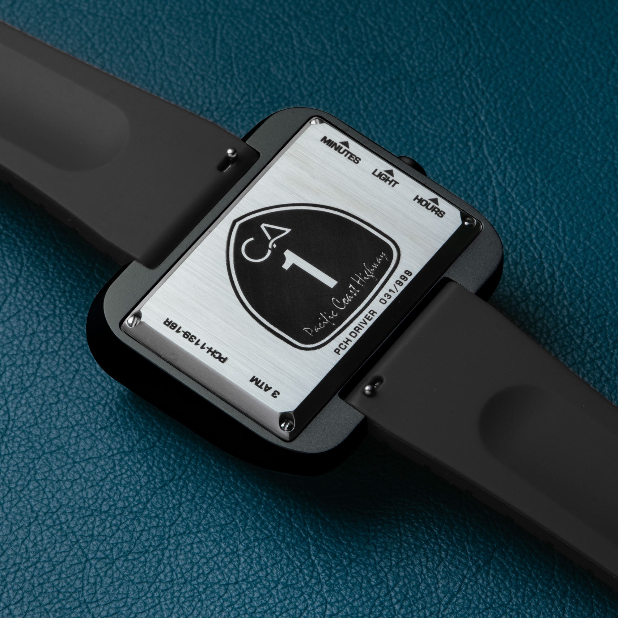 California Watch Co. PCH Driver Jump Hour Gunmetal Black ...