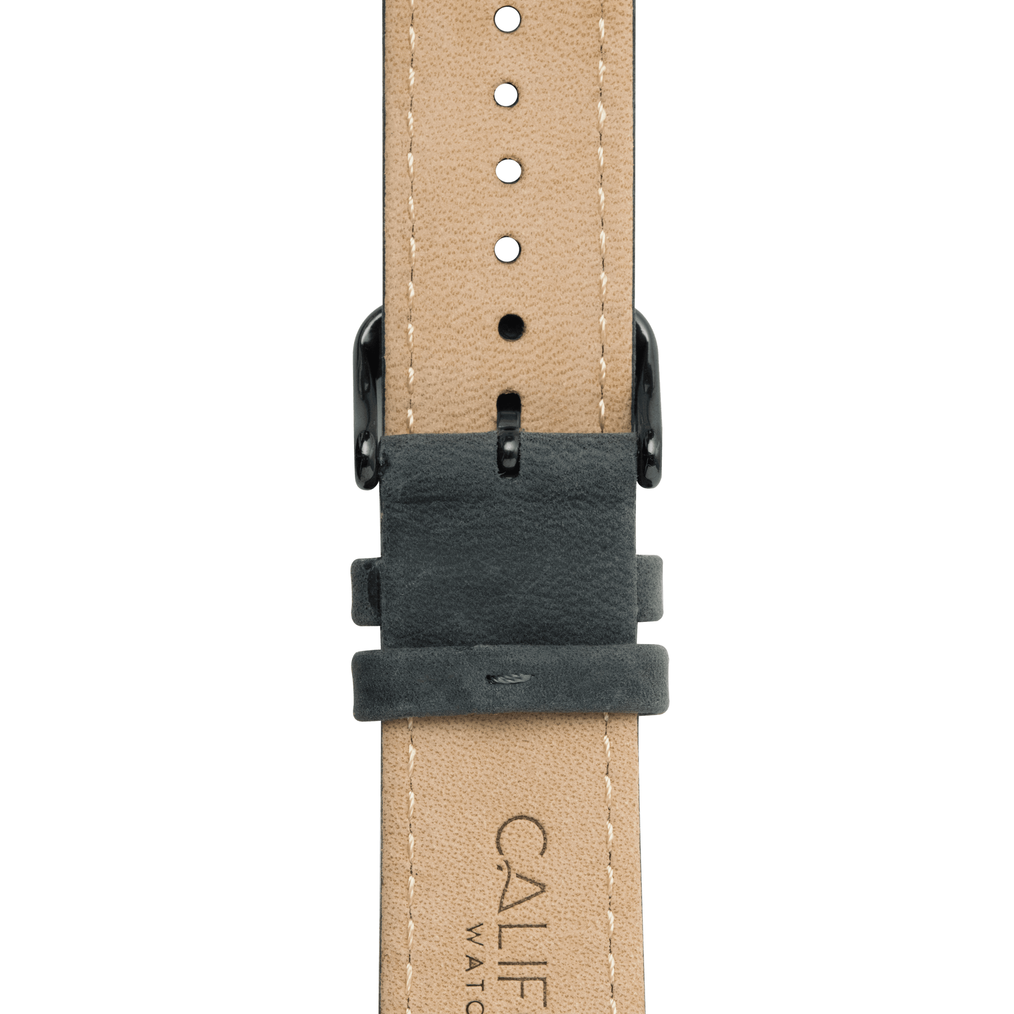 California Watch Co. 22mm Leather Dark Gray Gunmetal – Californiawatch.com