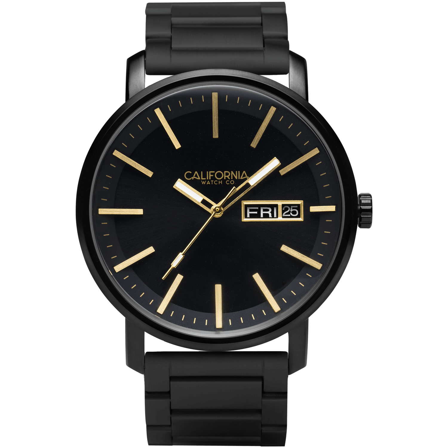 Mojave SS All Black Gold | California Watch Co. – Californiawatch.com