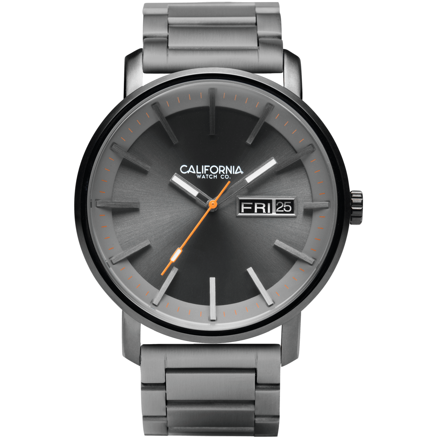 Mojave SS Gunmetal Orange | California Watch Co. – Californiawatch.com